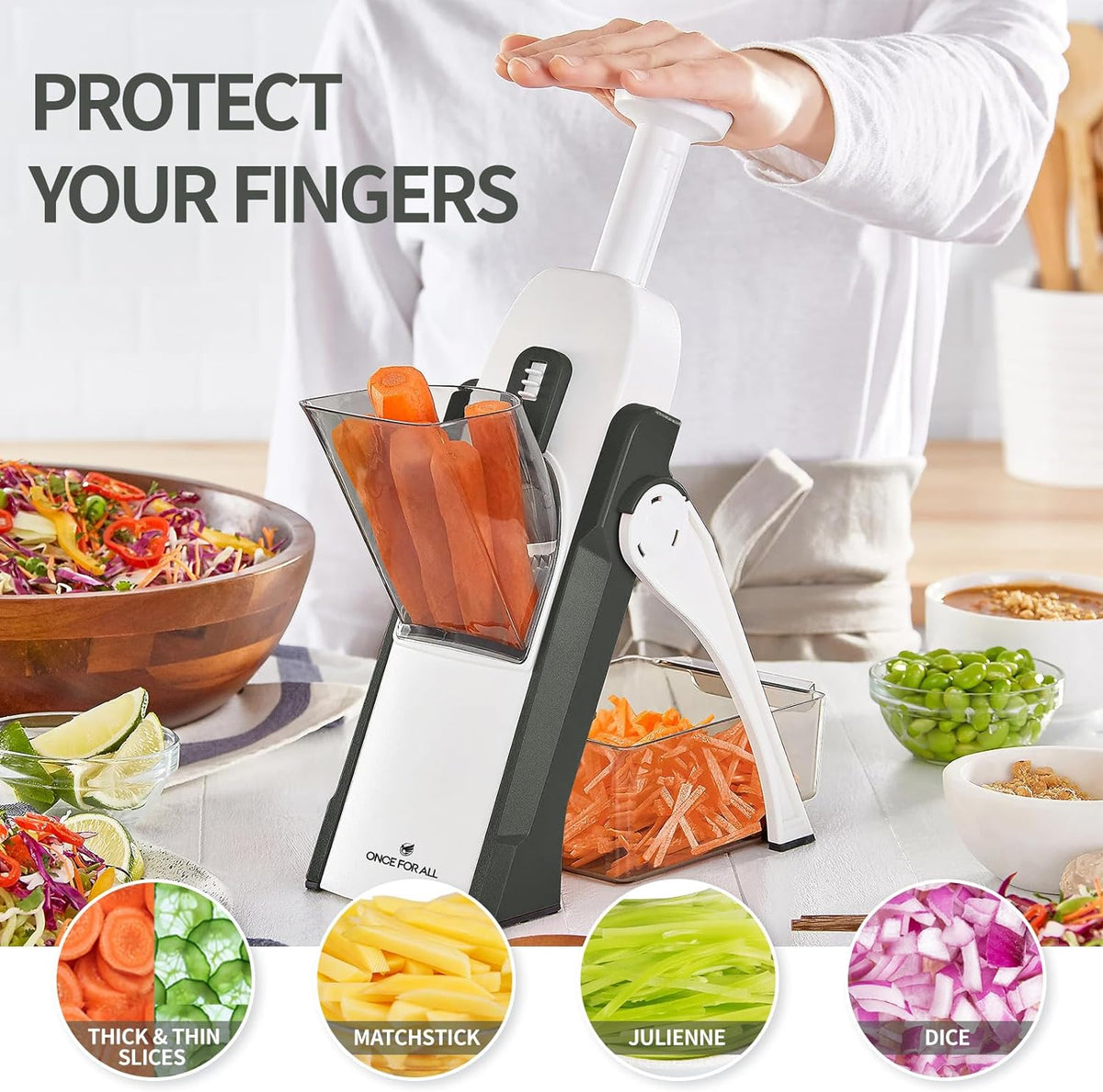 QuickSlice Pro™️ 5-in-1 Cutter Slicer Chopper – Dhaka Dash